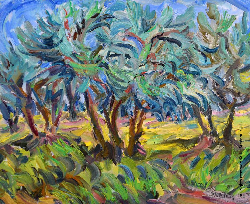 The Dance of the Olive Trees - Art in Provence