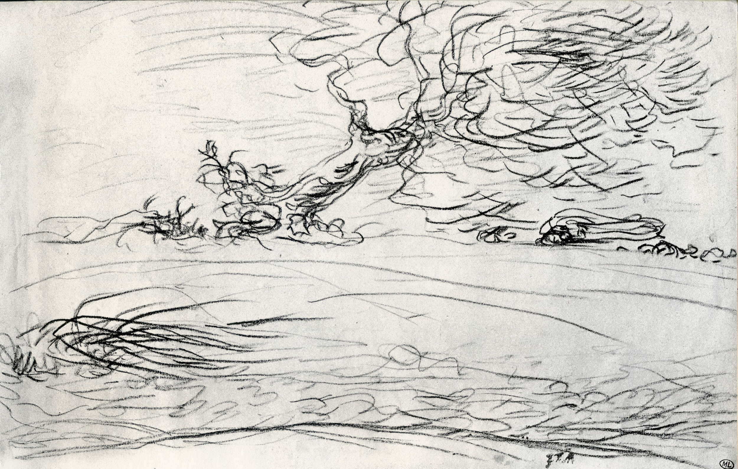 Millet — Tree In Wind - Art in Provence